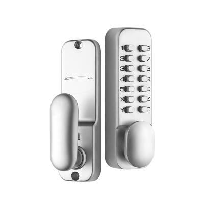 China Third Generation Button Mechanical Password Lock No Need to Open Lock to Change the Password Keyless Waterproof Household Lock for sale