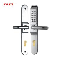 Quality Outdoor Double-sided Mechanical Password Lock Waterproof Not Hollow Out Aluminum for sale