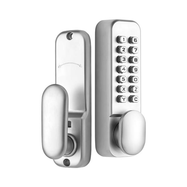 Quality Zinc Alloy Mechanical Password Door Lock Keyless Waterproof Button Digital Password  Entrance Door Household for sale