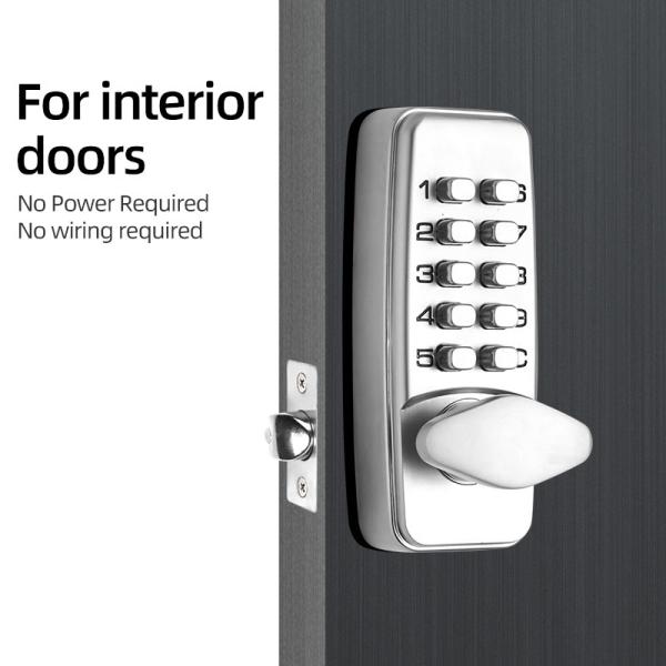Quality IP65 Waterproof Electronic Safe Lock Gym Locker Keyless Lock Password Code Touch for sale