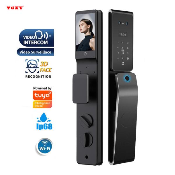 Quality Yagu Smart Fingerprint Lock, 3D Facial Recognition, Numeric Password Lock, Active Video Intercom, Multilingual for sale