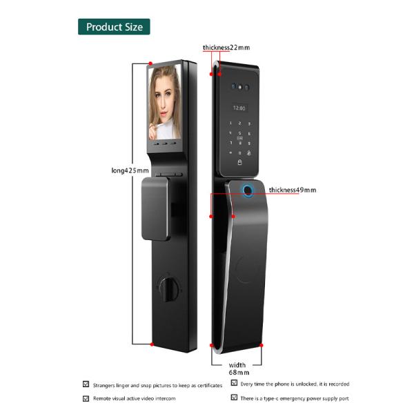 Quality Yagu Smart Fingerprint Lock, 3D Facial Recognition, Numeric Password Lock, for sale