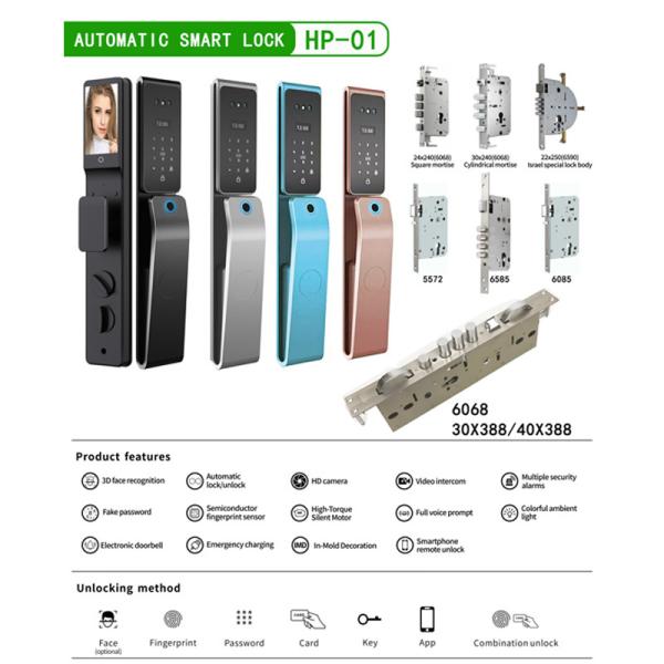 Quality Yagu Smart Fingerprint Lock, 3D Facial Recognition, Numeric Password Lock, for sale