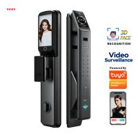 Quality YAGU High-End 3D Facial Recognition Smart Door Lock Fully Automatic Lock with for sale