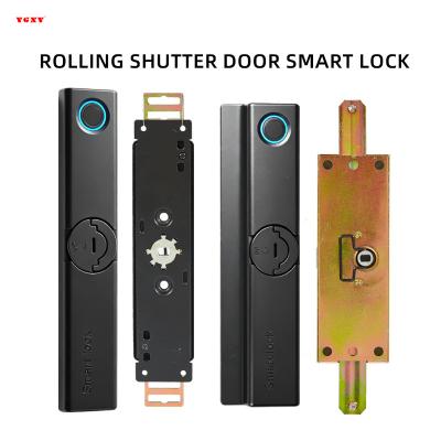 China Yagu Roll Gate Smart Lock Fingerprint Password Lock  Unlock Low Open Universal Security Door Electronic Lock Shop Lock for sale