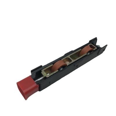 China Universal Silent Sliding Plastic Door Roller Wheel Track Customized for sale