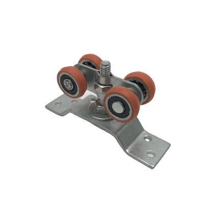 China Quiet Aluminium Steel 32mm Sliding Door Rollers Wheels runners 150kg Load for sale
