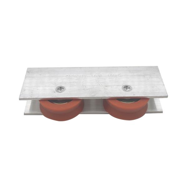 Quality OEM Wardrobe Conservatory Sliding Door Runners Rollers Anodized Aluminium for sale