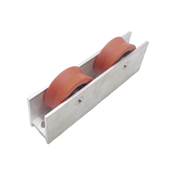 Quality OEM Wardrobe Conservatory Sliding Door Runners Rollers Anodized Aluminium for sale