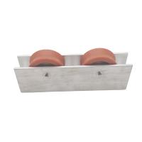 Quality OEM Wardrobe Conservatory Sliding Door Runners Rollers Anodized Aluminium for sale