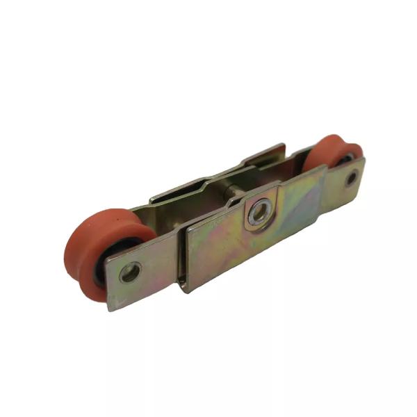 Quality Adjustable Steel Aluminium Sliding Wheel Rollers 100kg For Wardrobe warehouse for sale
