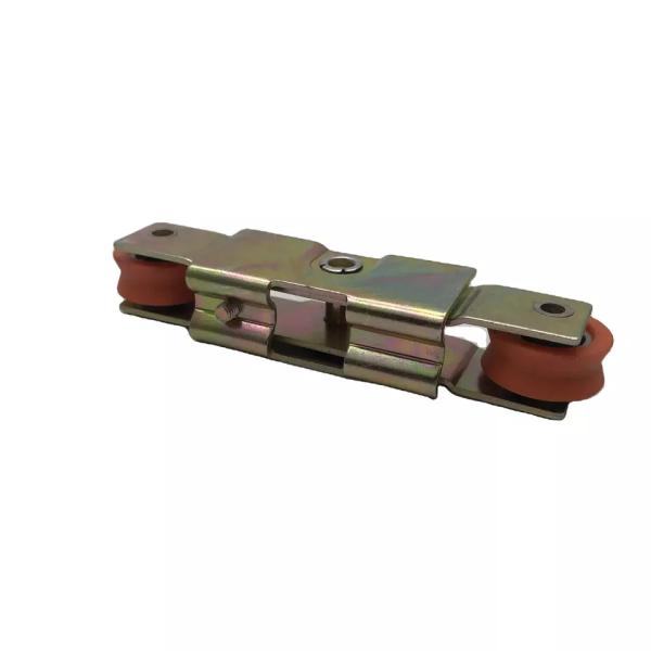 Quality Adjustable Steel Aluminium Sliding Wheel Rollers 100kg For Wardrobe warehouse for sale