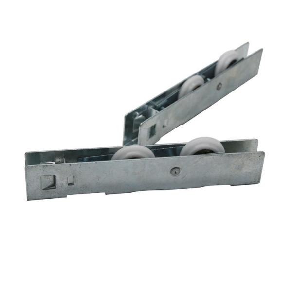 Quality 80mm Stainless Steel Sliding Bypass Door Rollers 80kg Heavy Duty For Barn Pocket Doors for sale