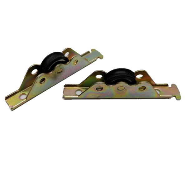 Quality rustproof Cupboard Bottom Sliding Door Rollers assemblies Non Slip for sale