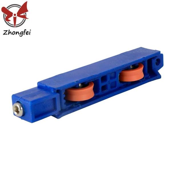 Quality ODM Noise Free Sliding Cabinet Door Wheels Bracket With 626zz Bearing for sale