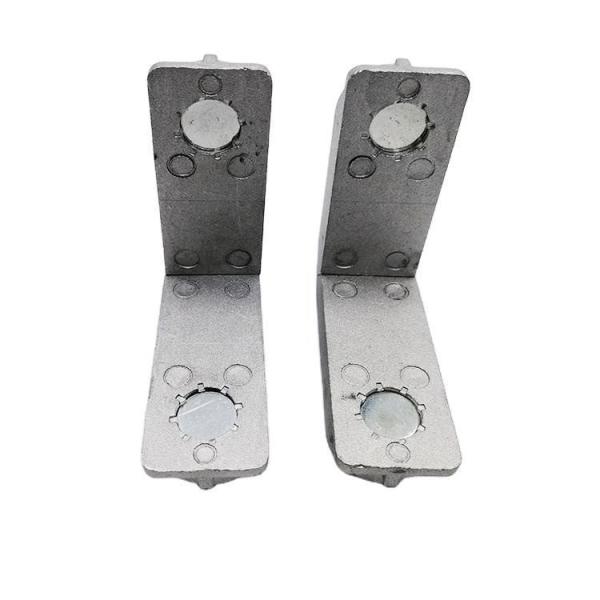 Quality 90 Degree Extruded Aluminum Corner Joint Hardware For Sliding Doors Windows for sale