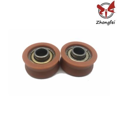 Cina Cuscinetto a rullo per porta da garage scorrevole in nylon POM da 3 pollici, antiruggine in vendita