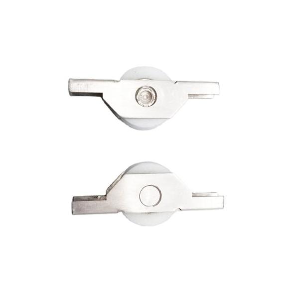 Quality 201SS Pocket Door Casters Heavy Duty Door Rollers Pulley Wheel for sale