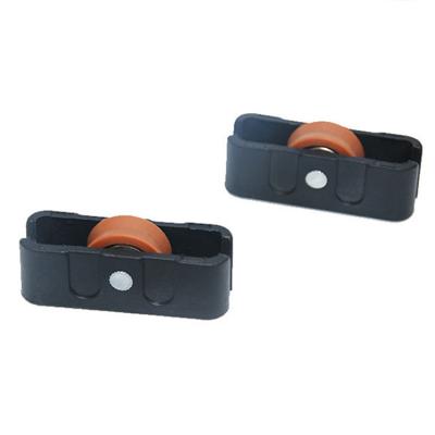 China Nylon Plastic Double Patio Sliding Glass Door Roller Wheels Replacement In Bulk for sale