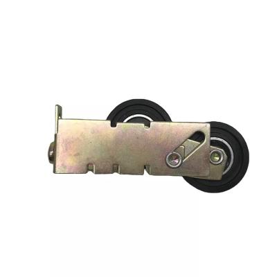 China Fireproof concealed Steel Sliding Door Wheels Doorwall Rollers for Barn Pocket Door for sale