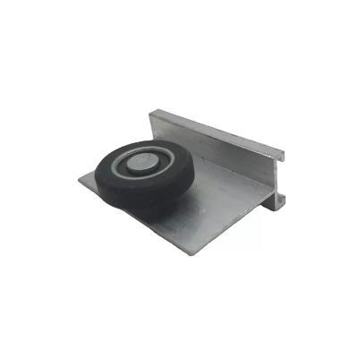 China 80KG Sliding Window Rollers Wheel Transparent Nylon Plastic Aluminium For Glass Door for sale