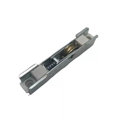 China UPVC Sliding Wardrobe Wheels Stainless Steel Pocket Door Rollers Replacement for sale