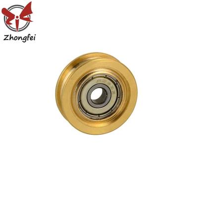 China Sliding POM Nylon Garage Door Roller Bearing 3 Inch Rustproof for sale