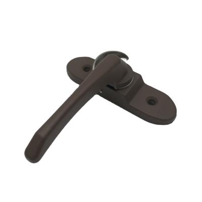 China 75mm Black White Sliding Sash Window Locks Crescent Latch 180 Degree for sale
