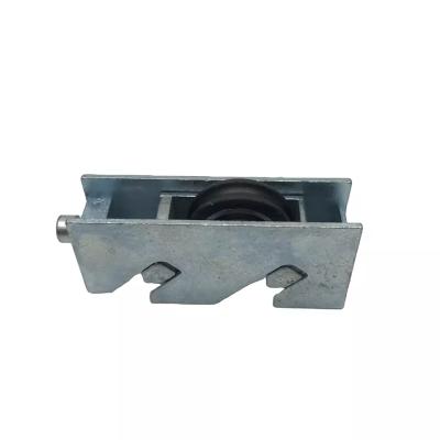 China South America Hot sales Heavy Duty Ball Bearing Single U Groove Nylon Pulley Wheel Zinc Alloy Bracket Sliding Window Rollers for sale