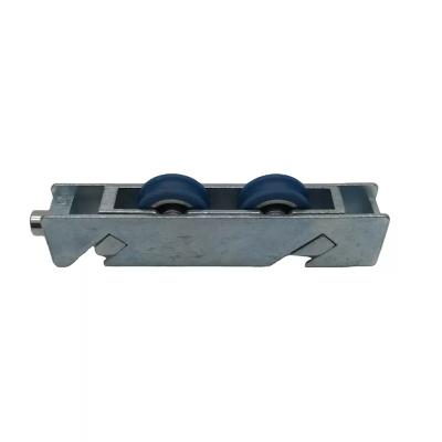 China South America Hot sales Heavy Duty Ball Bearing Double U Groove Nylon Pulley Wheel Zinc Alloy Bracket Sliding Window Rollers for sale