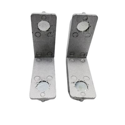 China Different Size Aluminum Alloy Door And Window Corner Connectors Aluminium Die Casting Corner Joint Hardware for sale
