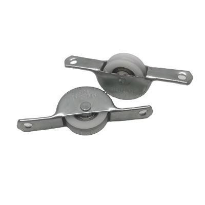 China Hardware Iron Housing Sliding Window Roller Plastic Roller Window Pulley Wheel Steel Sliding Door Wheels for sale
