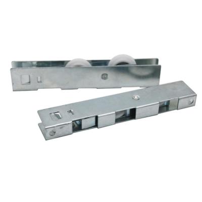 China Hardware Double Pulley Nylon U Shape Sliding Door Roller Door Wheel for sale