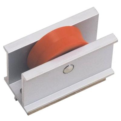 China Aluminum Casing Single Nylon Sliding Window Roller With Bearing For Sliding Door Window Accessories for sale