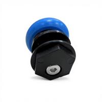 China Multi-Color Adjustable Nylon Shower Door Roller with Eccentric Screw for sale