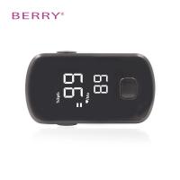 China Black Fingertip Pulse Oximeter Vertical Screen Removable Battery DC 2.2V-3.4V for sale