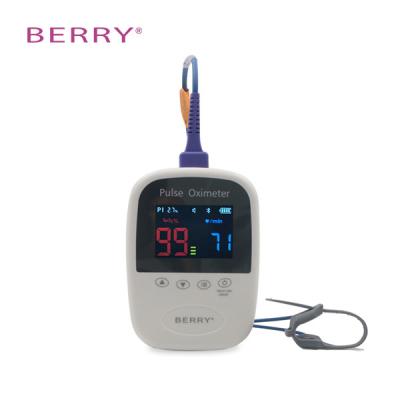 Cina Ossimetro tenuto in mano di impulso di PR del cicalino dell'indicatore con il sensore della sonda Spo2 in vendita