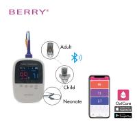 China Handheld Pulse Oximeter with Adjustable Limit Class II Bluetooth SpO2 Monitor 14hr Battery for sale