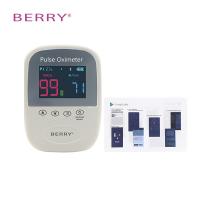 China Handheld Pulse Oximeter with Adjustable Limit Class II Bluetooth SpO2 Monitor 14hr Battery for sale