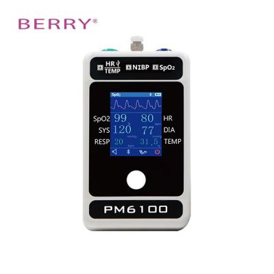 China Compact Lightweight Multi Parameter Patient Tracker With Ethernet Audible Visual Alarm for sale