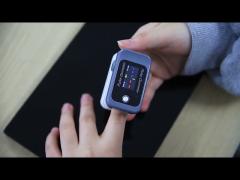 Апельсин оксиметра ИМПа ульс кончика пальца экрана TFT LCD серый