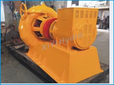 China Pequeña turbina horizontal hidráulica profesional del agua de las turbinas 75KW Francisco para el hotel en venta