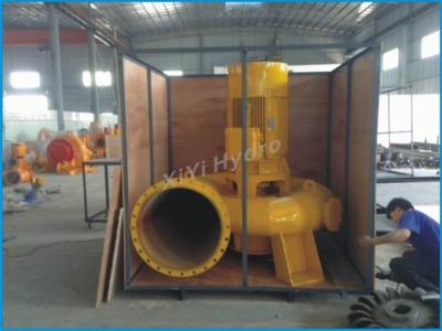 中国 縦のマイクロ管状のタービン発電機 100KW の黄色く低いヘッド マイクロ水タービン 販売のため