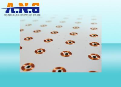China Round 125 Khz Dry Rfid Inlay Copper Antenna 0.35-0.60MM Thickness For LF Tag​ for sale