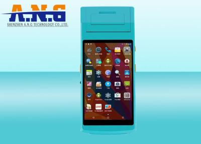 Cina 5.5 Inch Android 6.0 3G/4G PDA RFID UHF Reader 1D/2D Barcode Scanner 58mm Printer Fingerprint POS in vendita