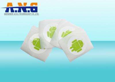 China Sustainable sticker Printed ID easing installation , Reliable NFC 213 chip for sale