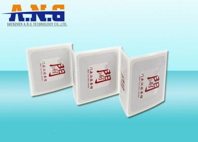 China 0.5mm HF Rfid Tags 1K Byte , NFC Printed Sticker Tag For Library Management for sale