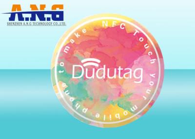 China Waterproof DUDUTAG NFC Tag Social Media Custom NFC Tag Share Info Directly à venda