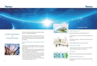 Cina Volume di aria sano di 10HP 2 Ton Air Conditioning System 4016m3/H in vendita