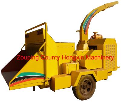 China Hot selling diesel engine mobile wood chipper HXBC1000 for sale